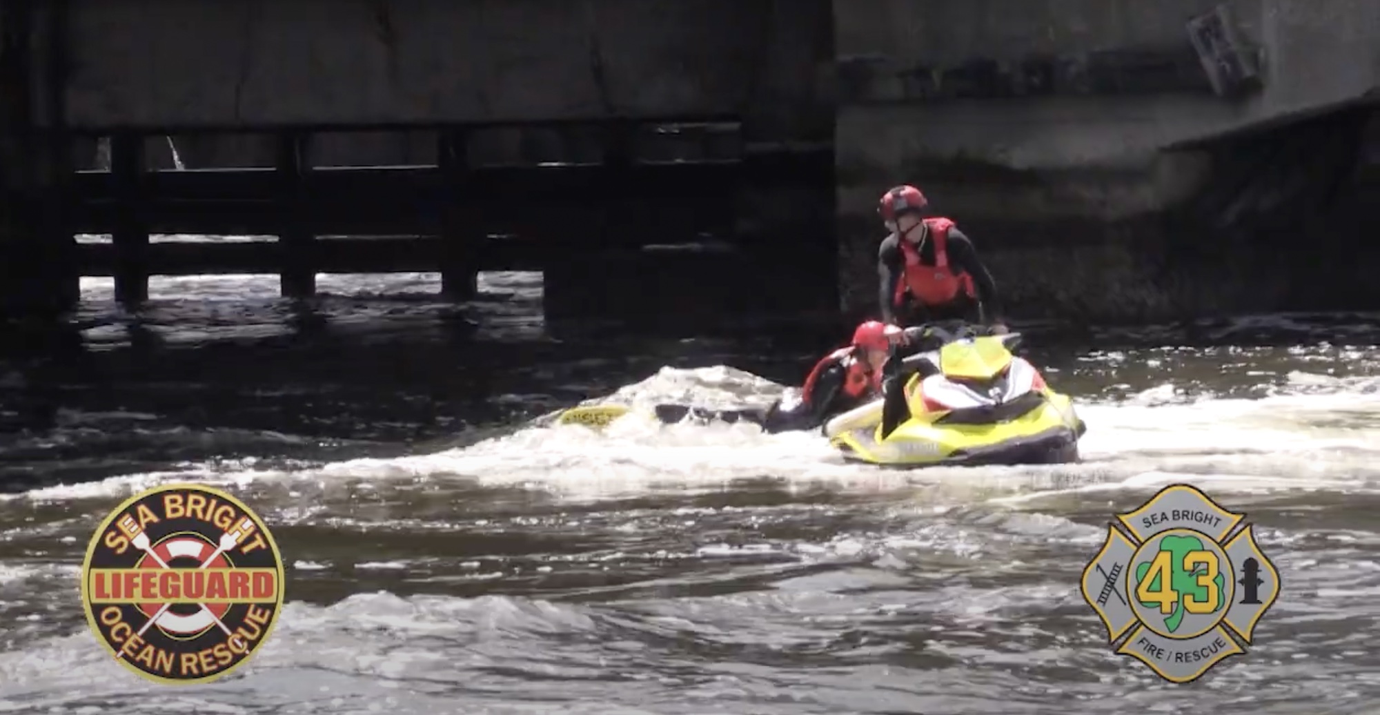Sea Bright Fire Rescue and Ocean Rescue: River Rescue Training ...